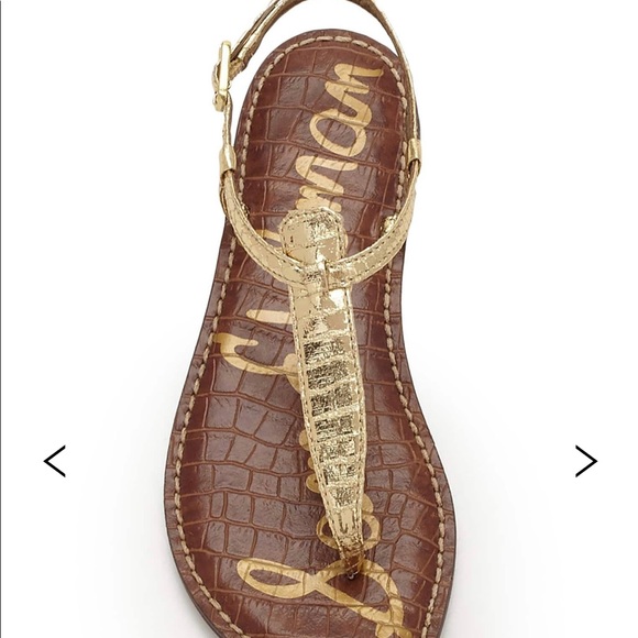 Sam Edelman | Shoes | Sam Edelman Gigi Thong Sandal Gold | Poshmark